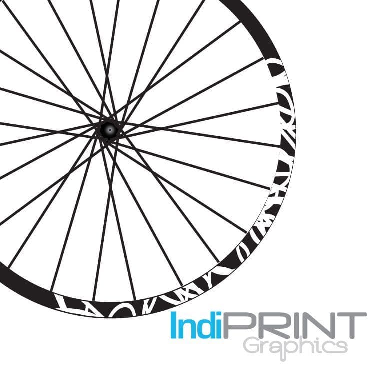 Graffiti Pen/Squiggle Section Rim Decal