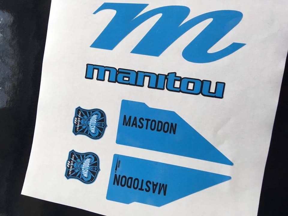 Manitou Mastodon Fork Decals