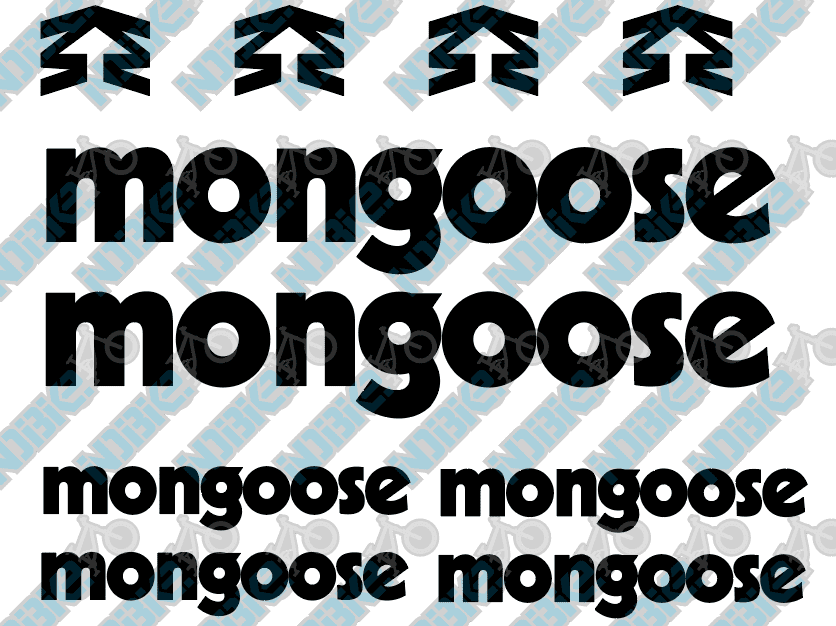 Mongoose Frame Decals