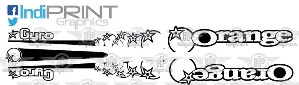 Orange Gyro Orange Logo Kit