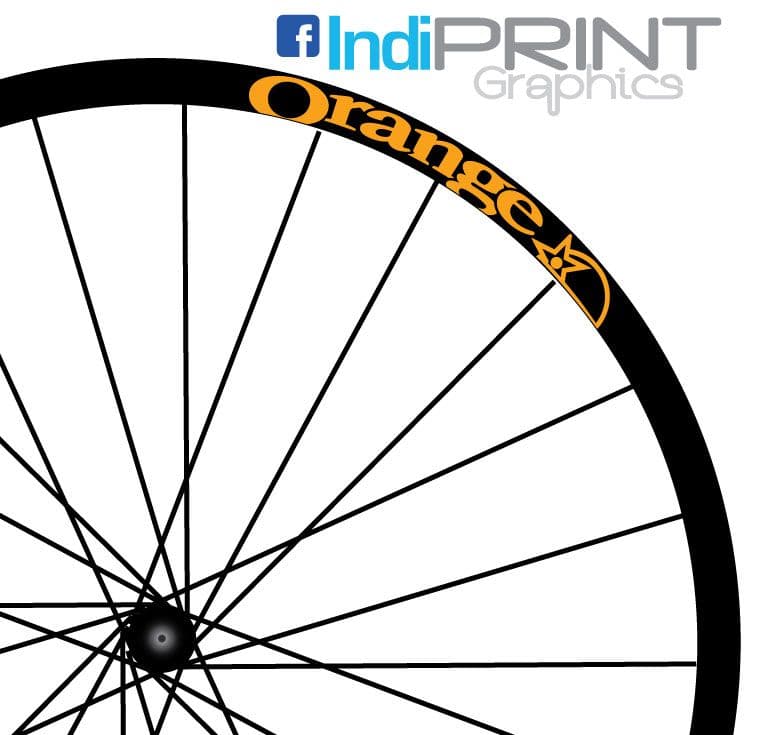 Orange Rim Decal