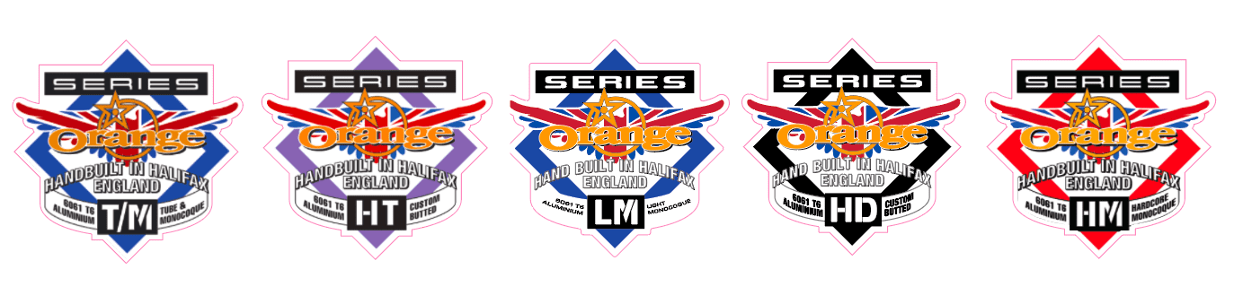 Orange Series 2000-02 Standard Frame Badges