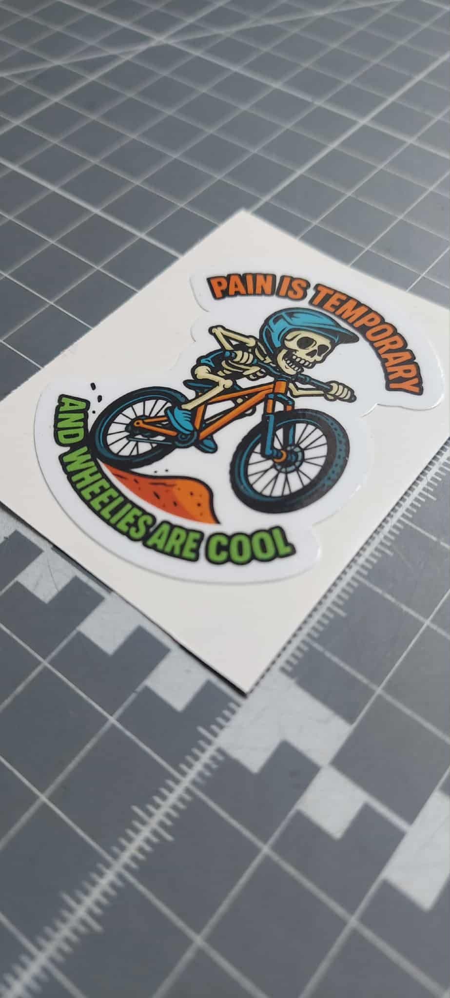 Pain Is Temporary Sticker