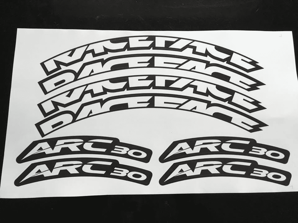 RaceFace Arc27-30 2016 rim decals