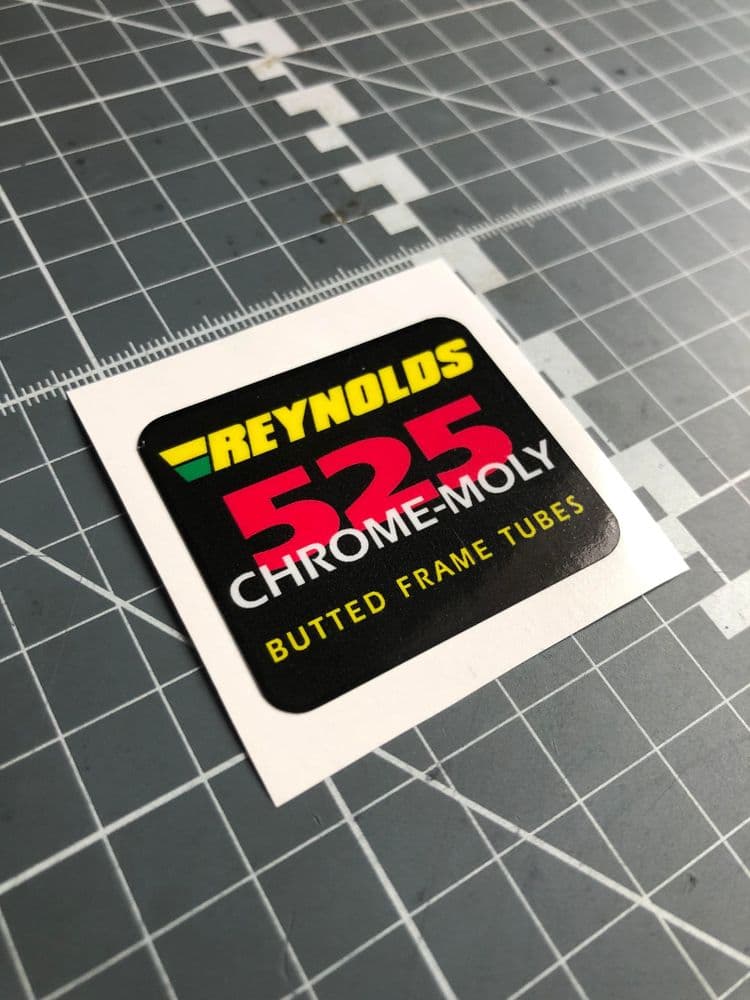Reynolds Tubing 525 Crome-Moly Sticker/Badge