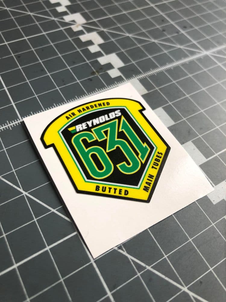 Reynolds Tubing 631 Butted Main Tubes Sticker/Decal