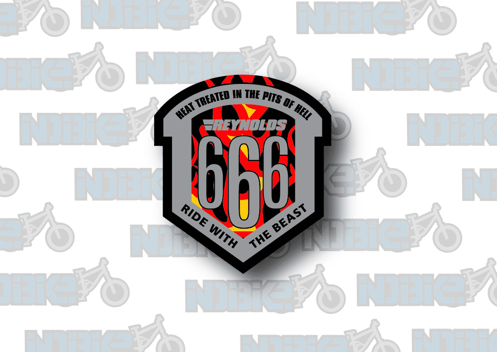 Reynolds 853 spoof Tubing 666 Ride with the beast