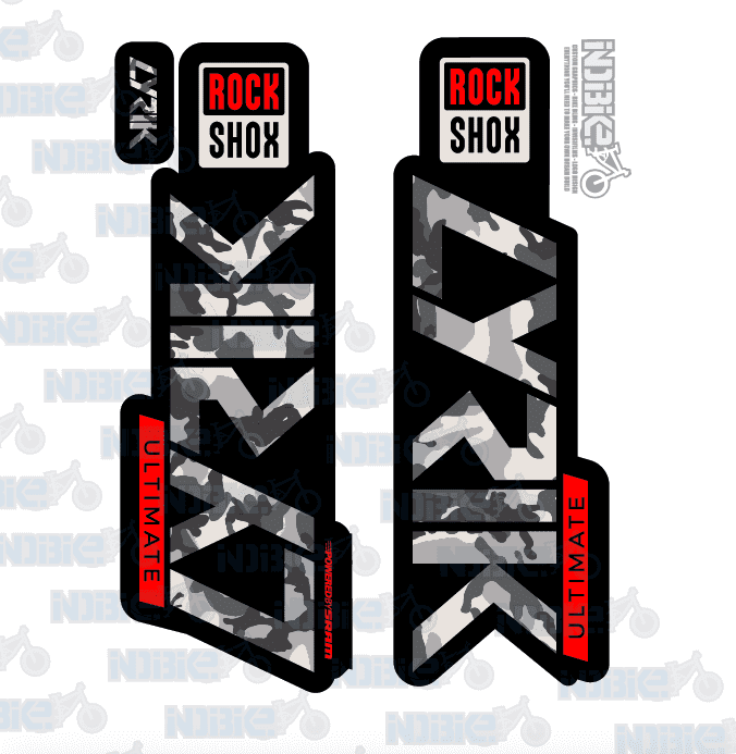 Rock Shox Lyrik Ultimate Select Camouflage Decals