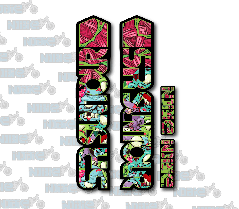 Sr Suntour Zombie Generic Fork Graphics