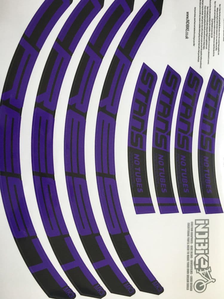 Stans Crest MK3 rim decals