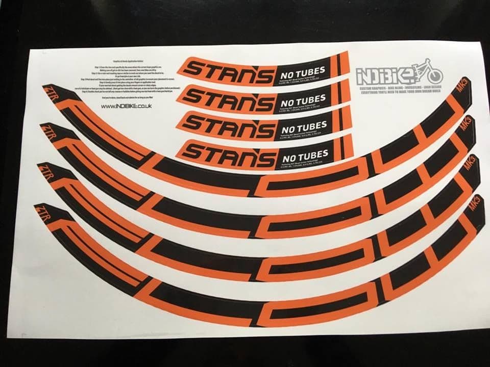 Stans Flow Ex MK3 rim decals