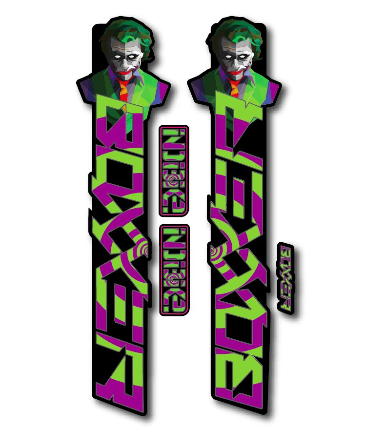 The Joker Rock Shox 2021 Fork Graphics Pike Reba Judy Zeb Lyrik