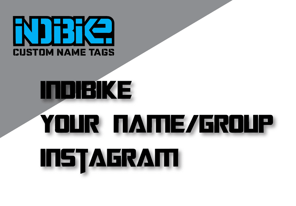 Transformers Bike Cycling Name Tag Hashtag Vinyl Cut