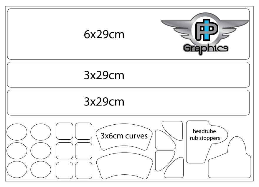 Universal Helitape Bike Protection Kit A4