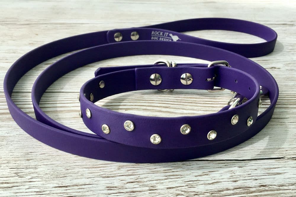 BioThane Crystal Love Collar - 45 colours