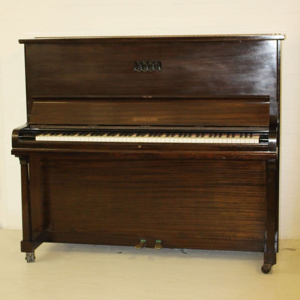 Challen 131cm traditional upright piano Mahogany c1930