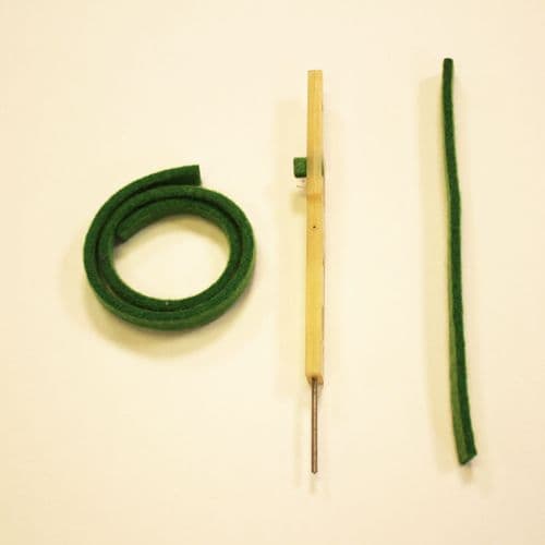 Felt strips for jack damper - Green for Morley Nylon Jacks