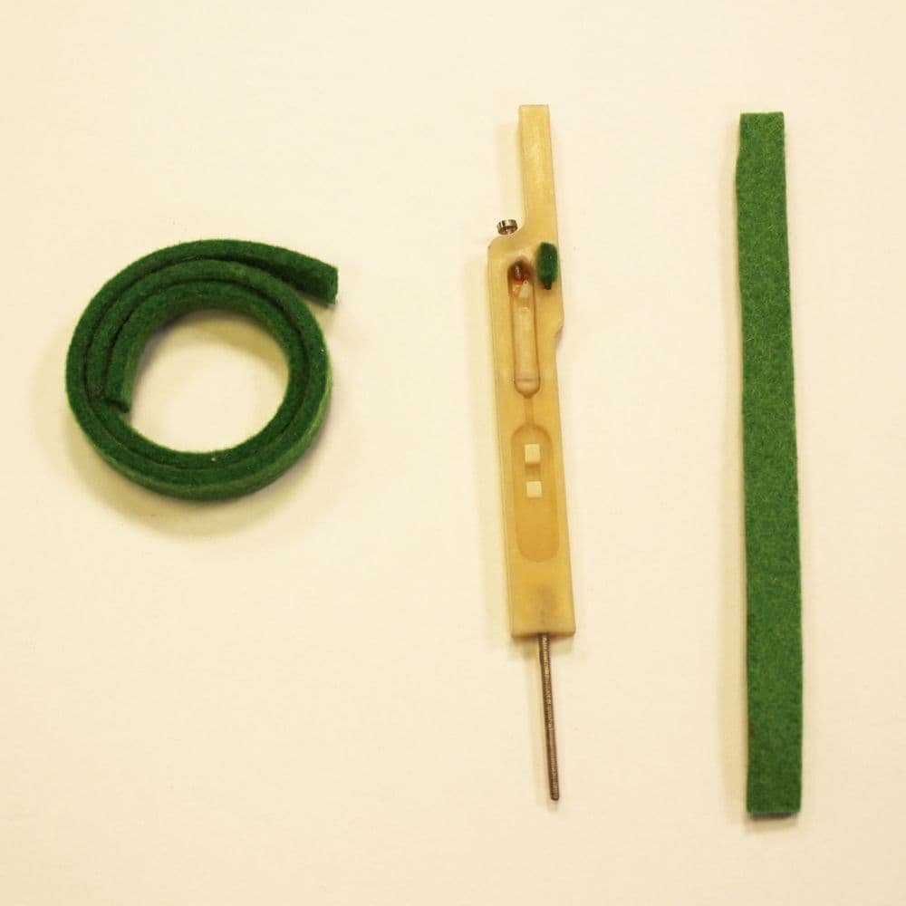 Felt strips for jack damper - Green for Morley Nylon Jacks