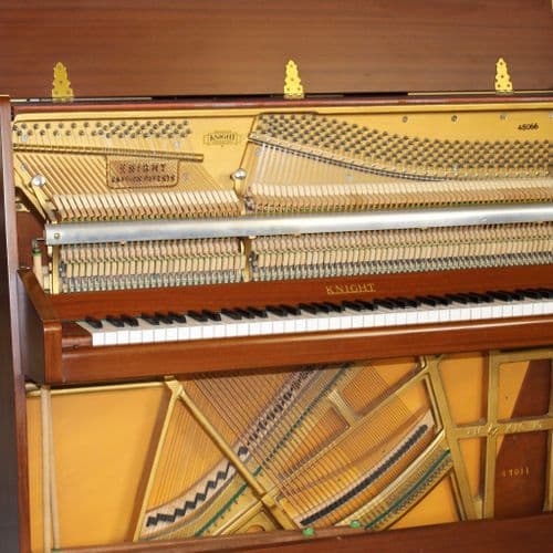 Knight K10 112cm Upright Piano Mahogany OP c1970