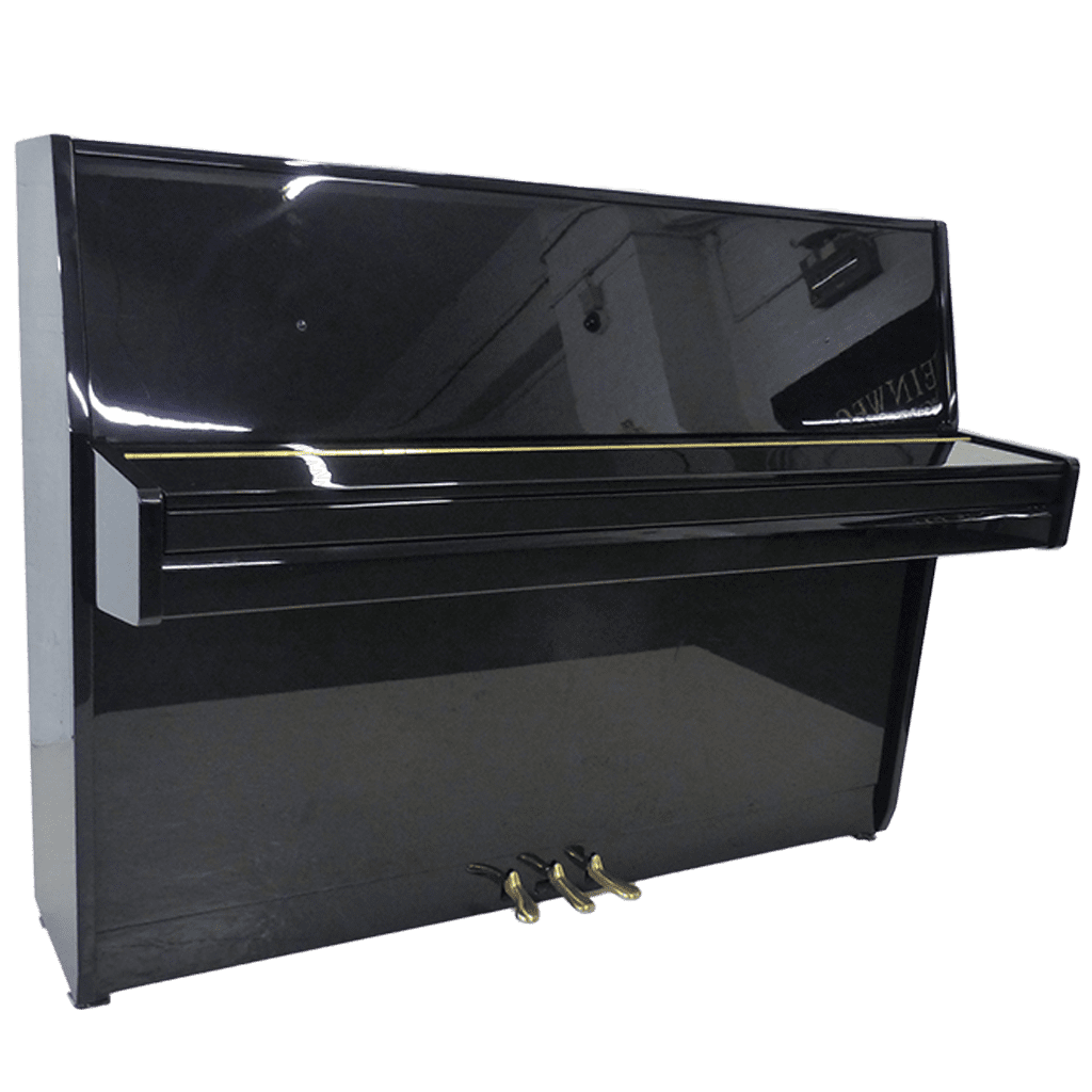 Monington and Weston 108cm Modern Upright Piano Black c2006