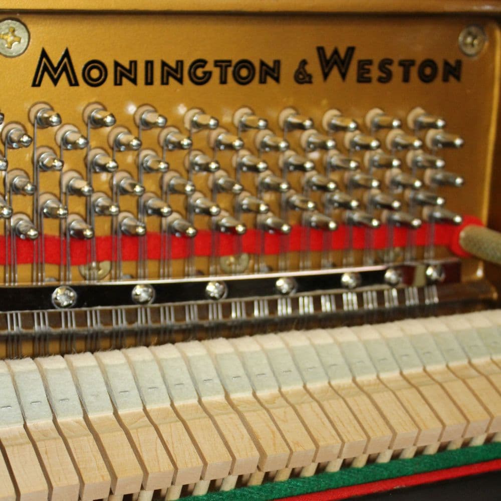 Monington and Weston 108cm Modern Upright Piano Black c2012