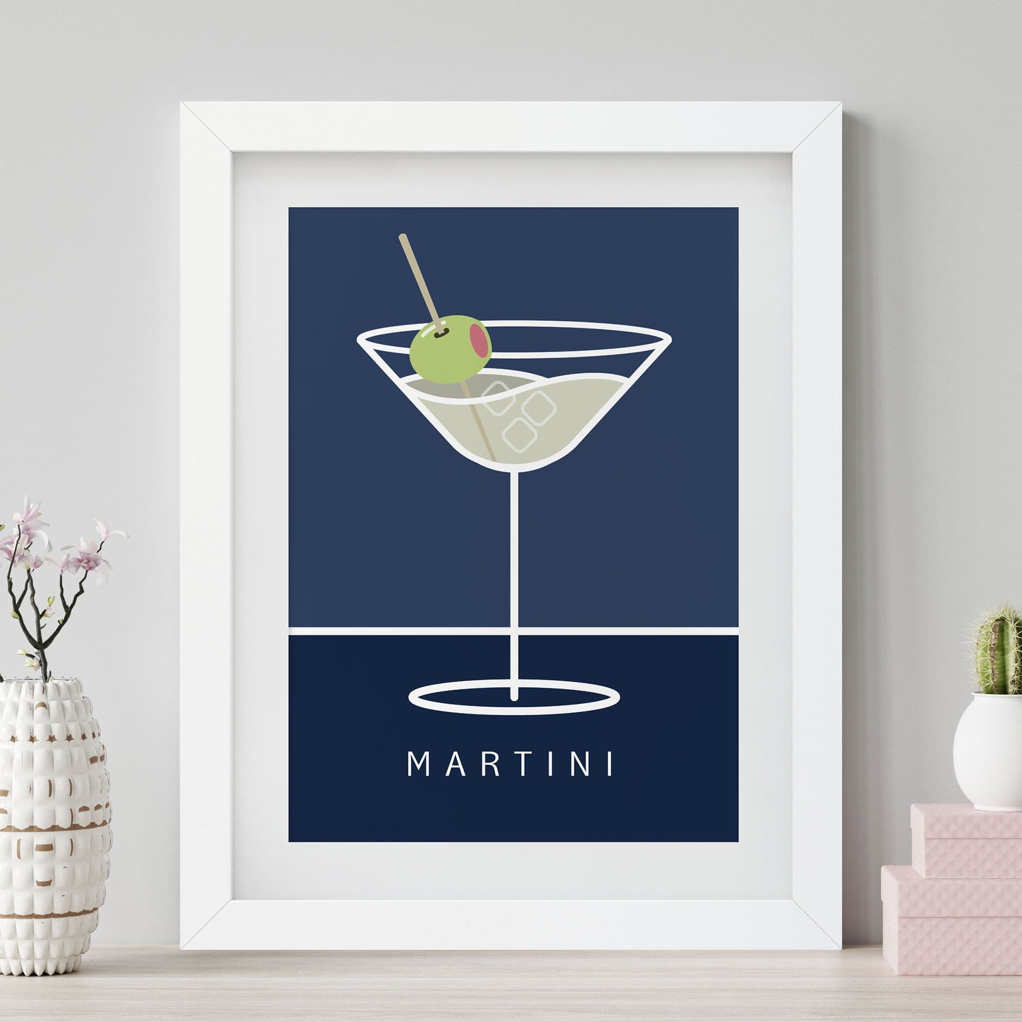 Martini Cocktail Drink Art