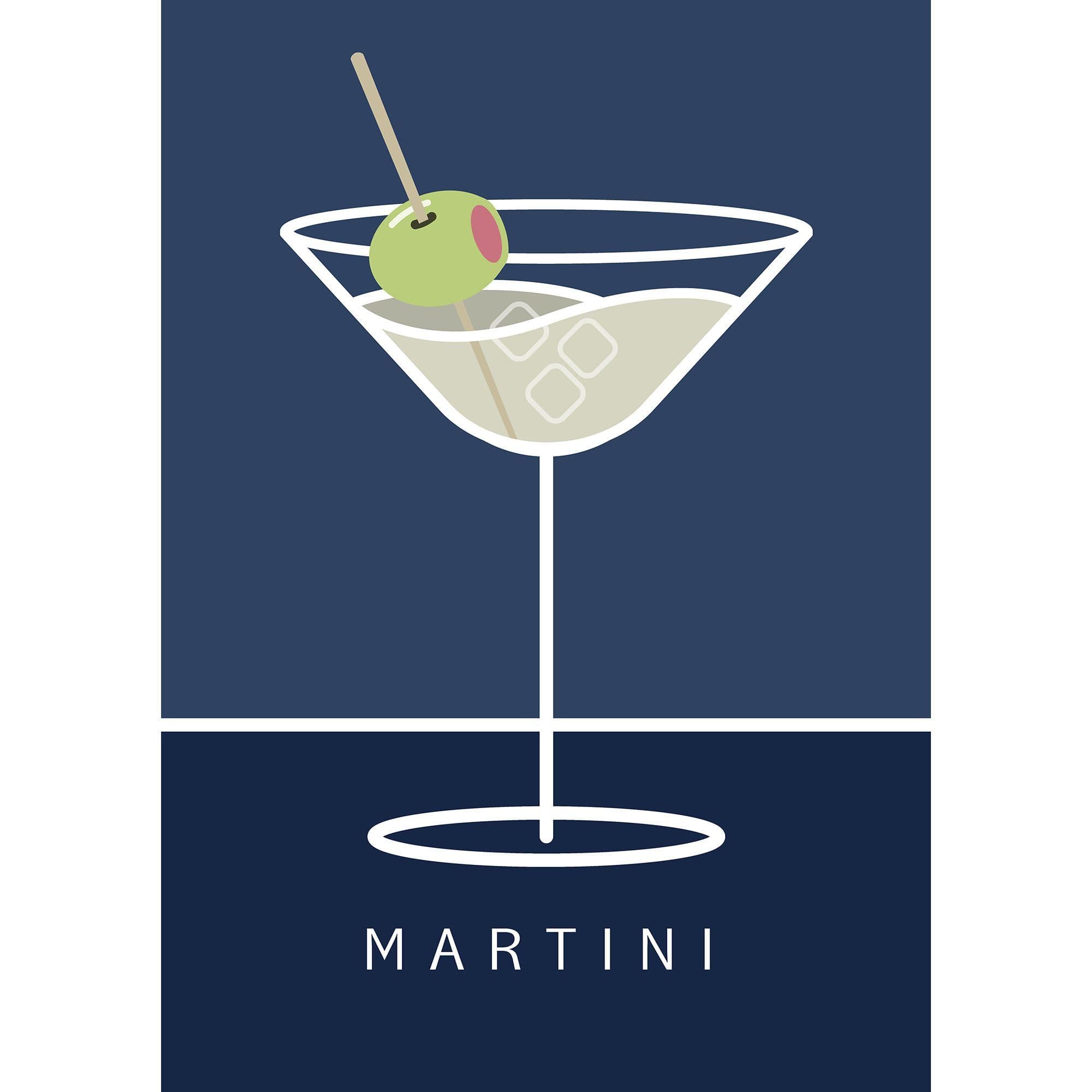 Martini Cocktail Drink Art