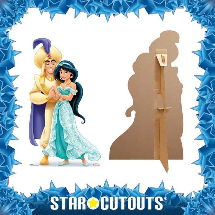 ALADDIN CLASSIC ALADDIN AND JASMINE DISNEY CARDBOARD CUT OUT