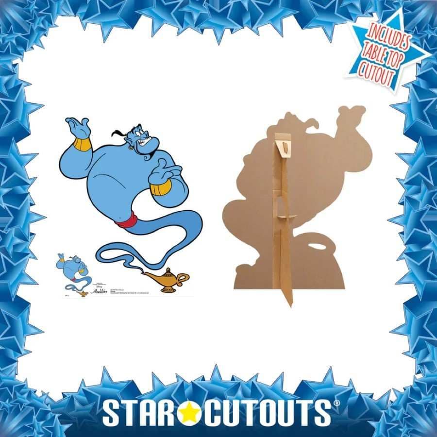 ALADDIN CLASSIC GENIE DISNEY CARDBOARD CUT OUT