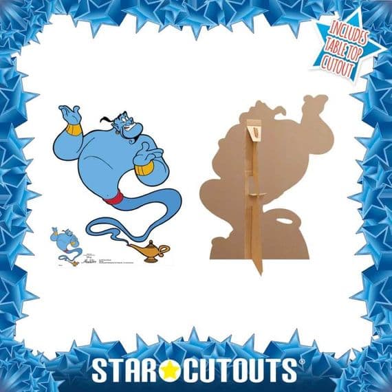 ALADDIN CLASSIC GENIE DISNEY CARDBOARD CUT OUT