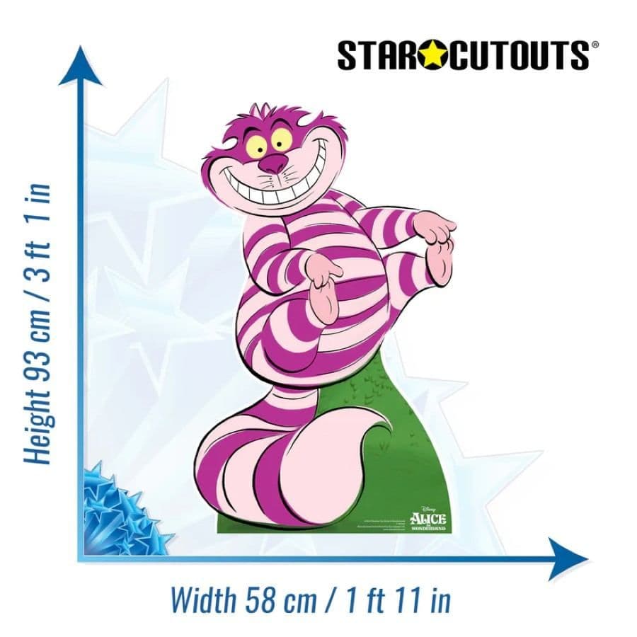 ALICE IN WONDERLAND CLASSIC CHESHIRE CAT DISNEY CARDBOARD CUT OUT