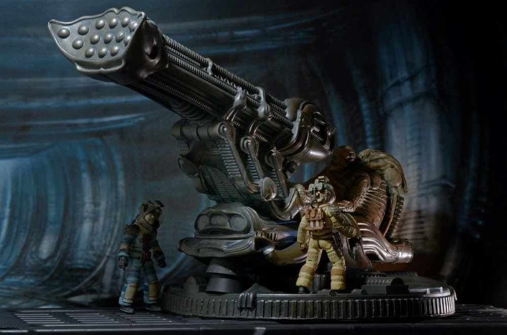 ALIEN FOSSILIZED SPACE JOCKEY PROP REPLICA FROM NECA