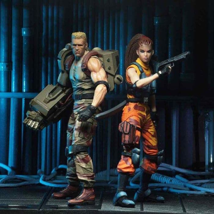 ALIEN VS PREDATOR ARCADE APPEARANCE DUTCH AND LINN ACTION FIGURE 2 PACK ...