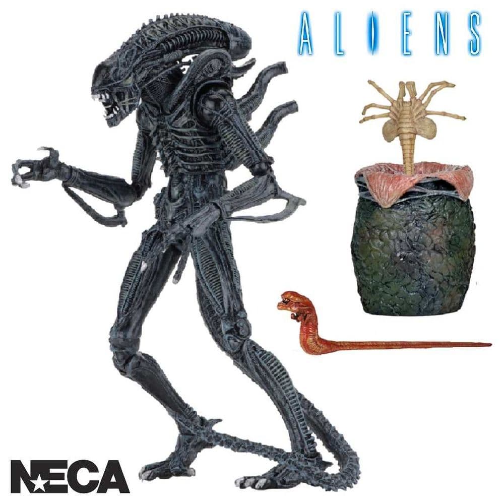 ALIENS 9" ULTIMATE ALIEN WARRIOR 1986 - BLUE ACTION FIGURE FROM NECA
