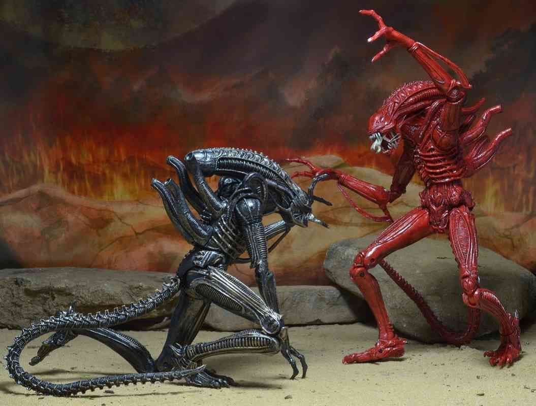 ALIENS SERIES 5 - 7" RED ALIENS GENOCIDE XENOMORPH WARRIOR ACTION ...
