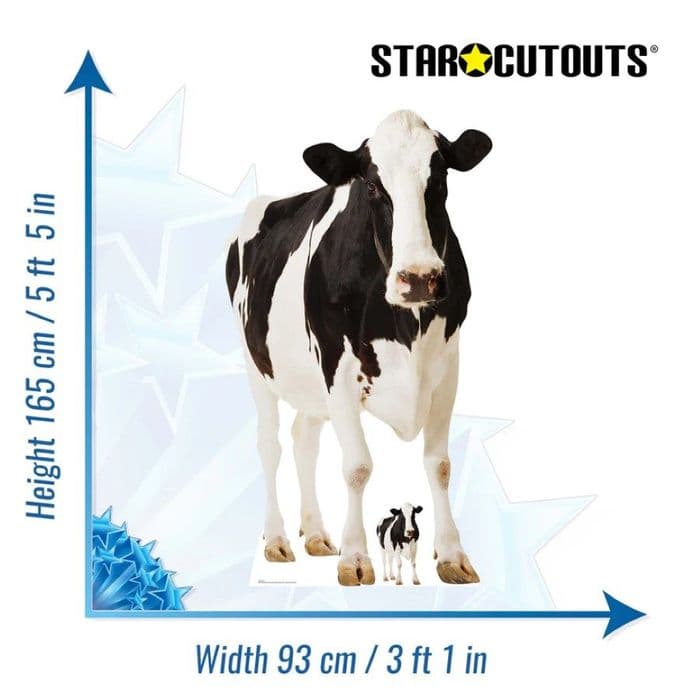 ANIMALS COW CARDBOARD CUT OUT