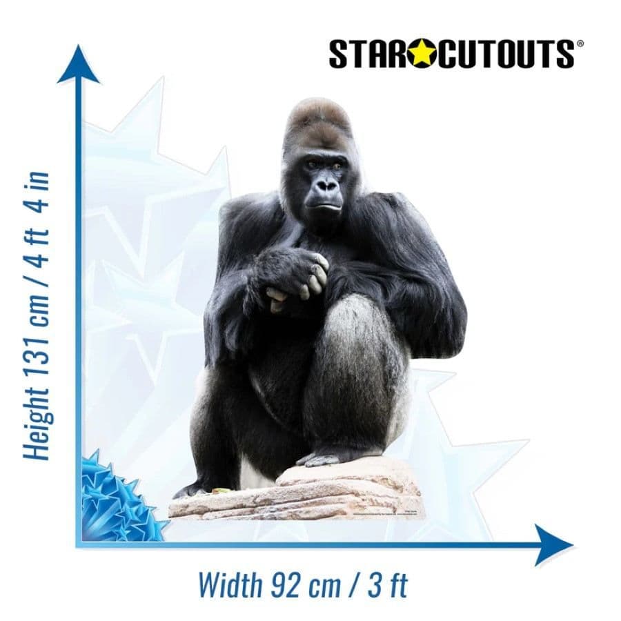 ANIMALS GORILLA CARDBOARD CUT OUT