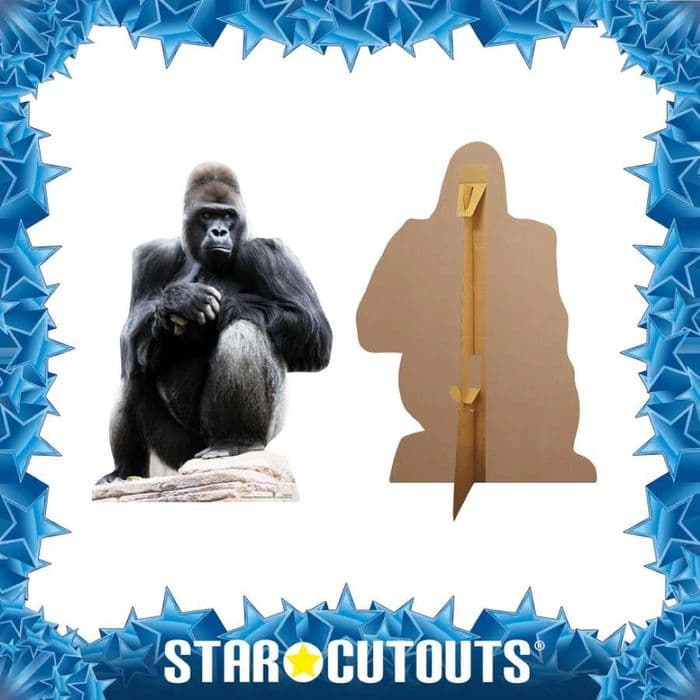 ANIMALS GORILLA CARDBOARD CUT OUT