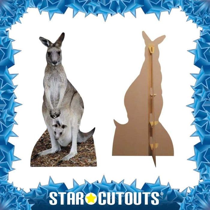 ANIMALS KANGAROO CARDBOARD CUT OUT