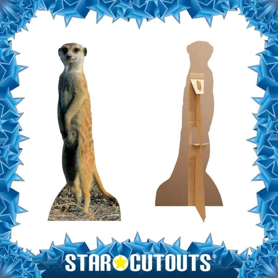 ANIMALS MEERKAT CARDBOARD CUT OUT
