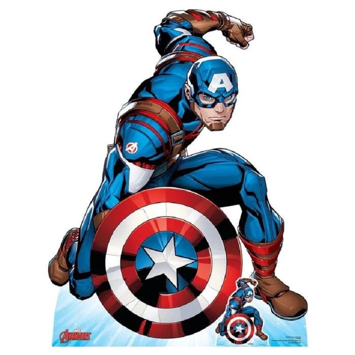 AVENGERS CAPTAIN AMERICA FIRST AVENGER COMIC STYLE CARDBOARD CUT OUT