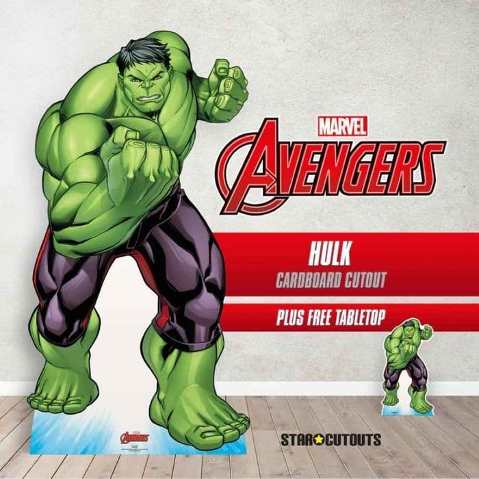 AVENGERS HULK LIFE SIZE CARDBOARD CUT OUT