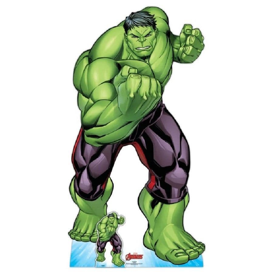 AVENGERS HULK LIFE SIZE CARDBOARD CUT OUT