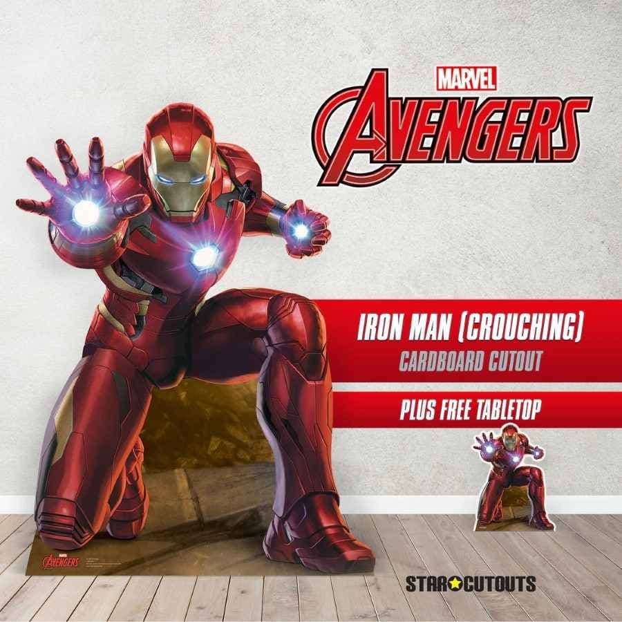 AVENGERS IRON MAN TRIPLE REPULSOR BEAM CARDBOARD CUT OUT