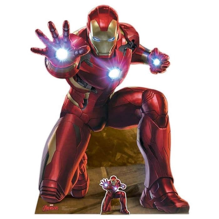 AVENGERS IRON MAN TRIPLE REPULSOR BEAM CARDBOARD CUT OUT