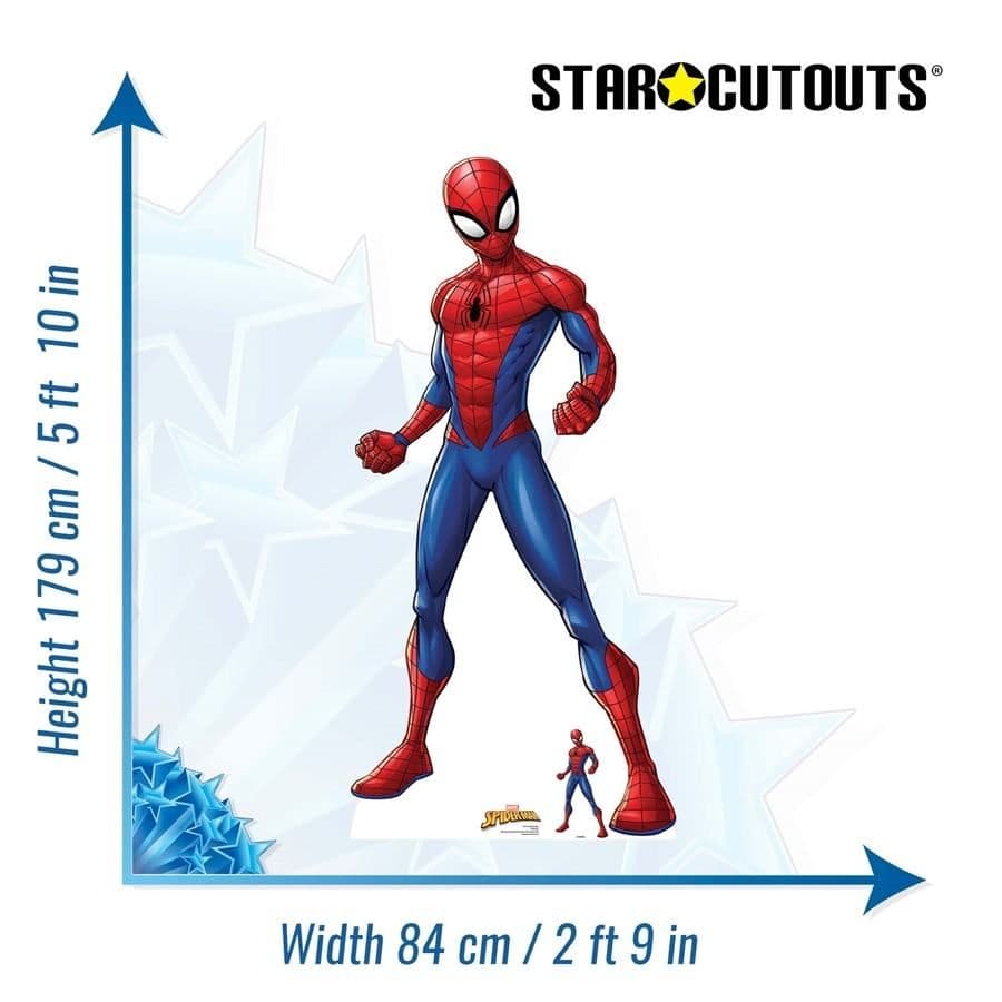 AVENGERS SPIDER-MAN SPIDERVERSE LIFE SIZE CARDBOARD CUT OUT