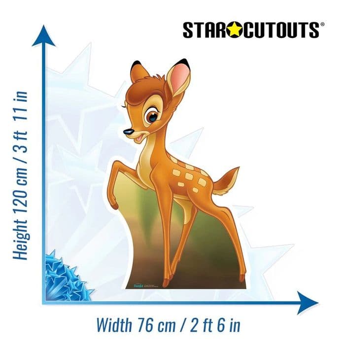 BAMBI DISNEY CARDBOARD CUT OUT