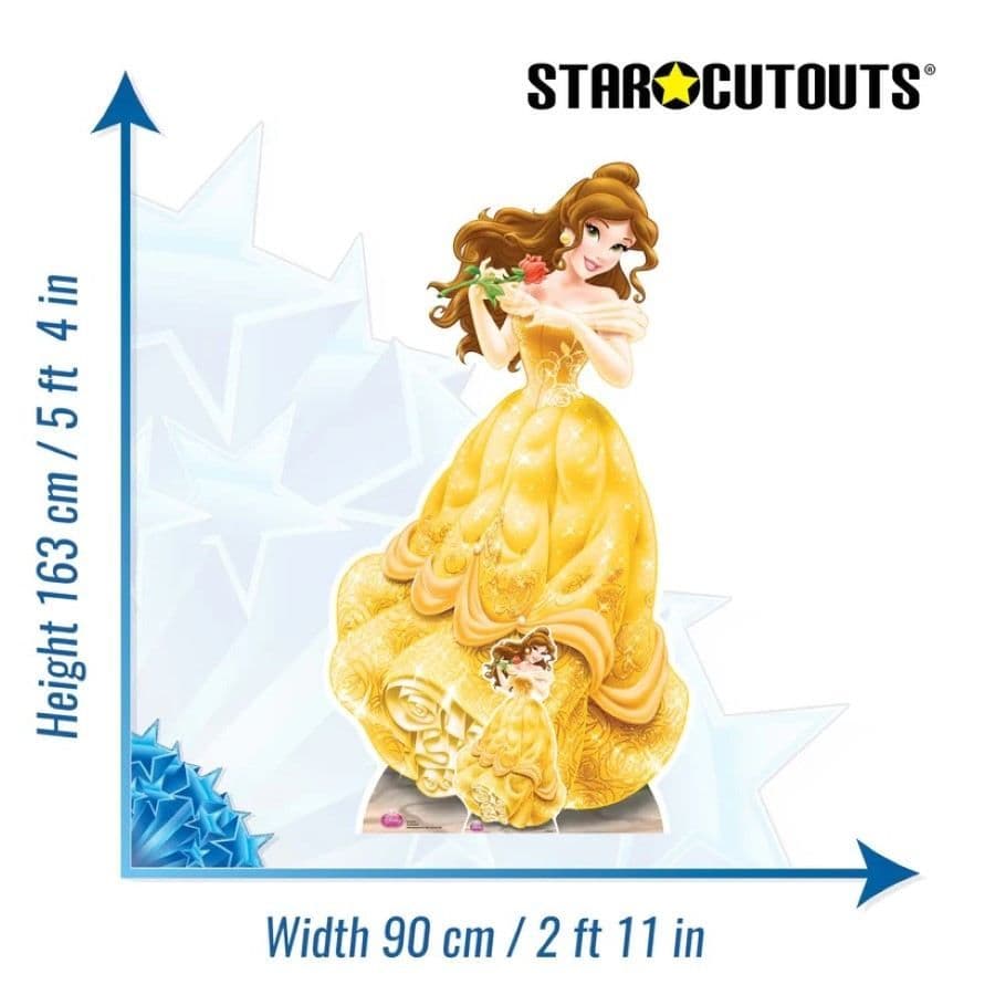 BEAUTY AND THE BEAST BELLE CARDBOARD CUT OUT