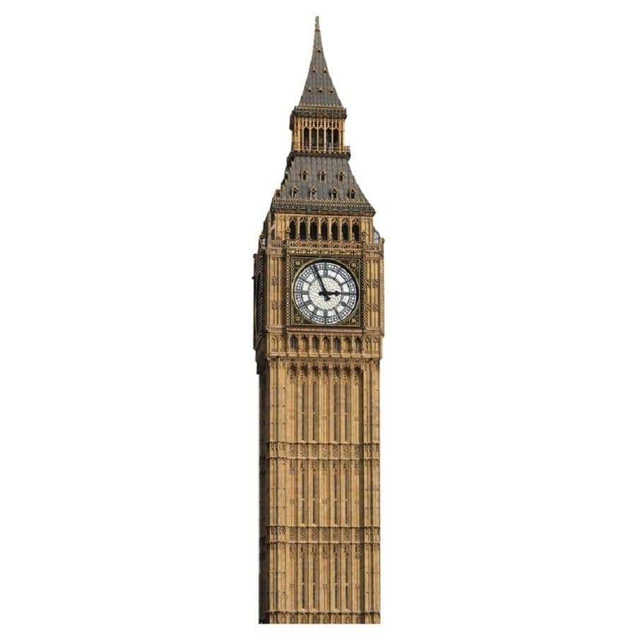 BIG BEN LANDMARK CARDBOARD CUT OUT