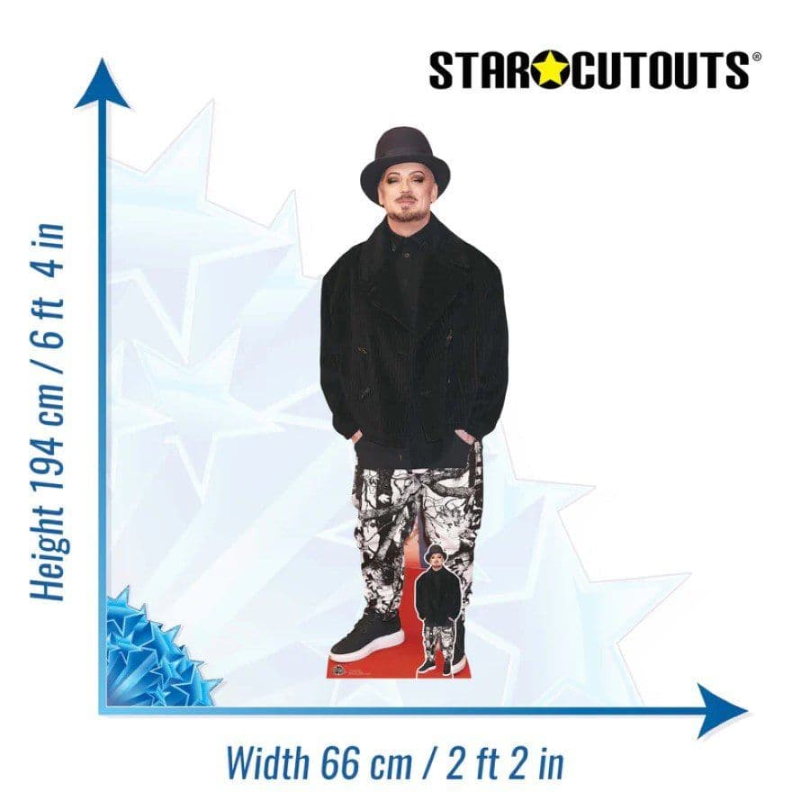 BOY GEORGE LIFE SIZE CARDBOARD CUT OUT